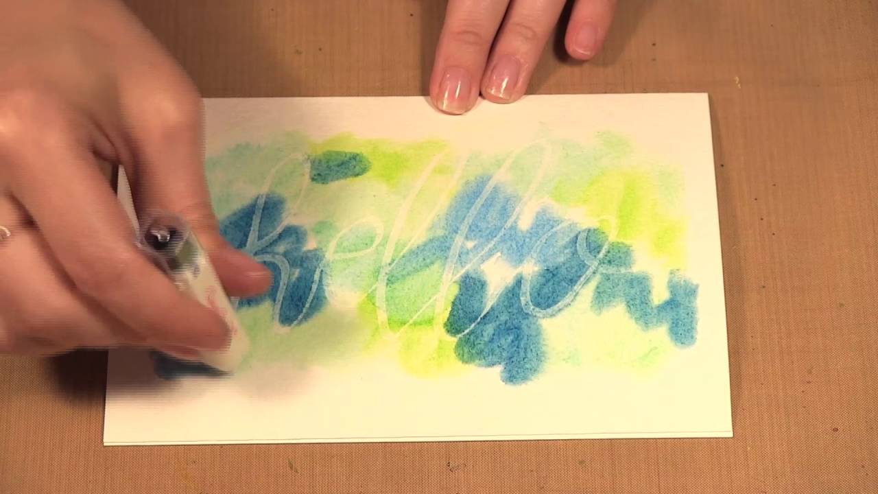 Cosmo Cricket Resist Pen and Swatch Sticks - YouTube