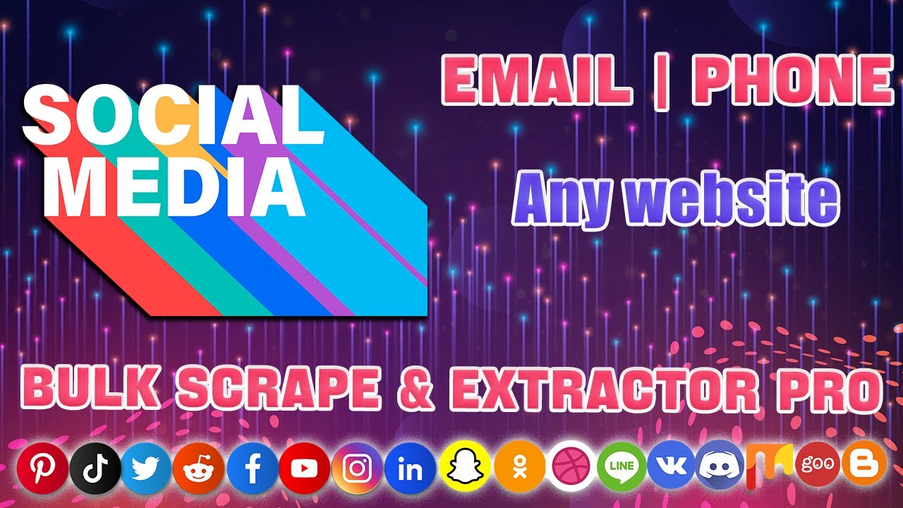 How to extract social media data? #socialmedia #scraper #social - YouTube