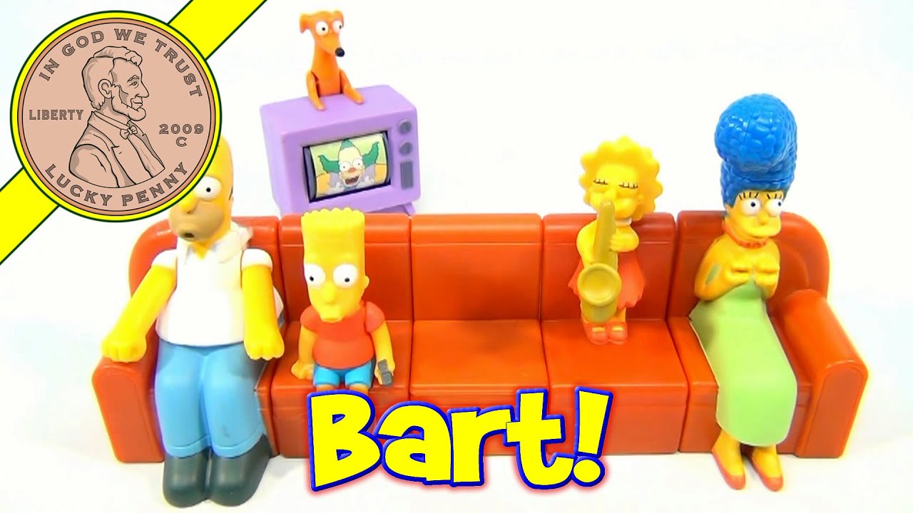 The Simpsons Couch-A-Bunga Burger King Kids Meal Toy Collection, 2008 ...