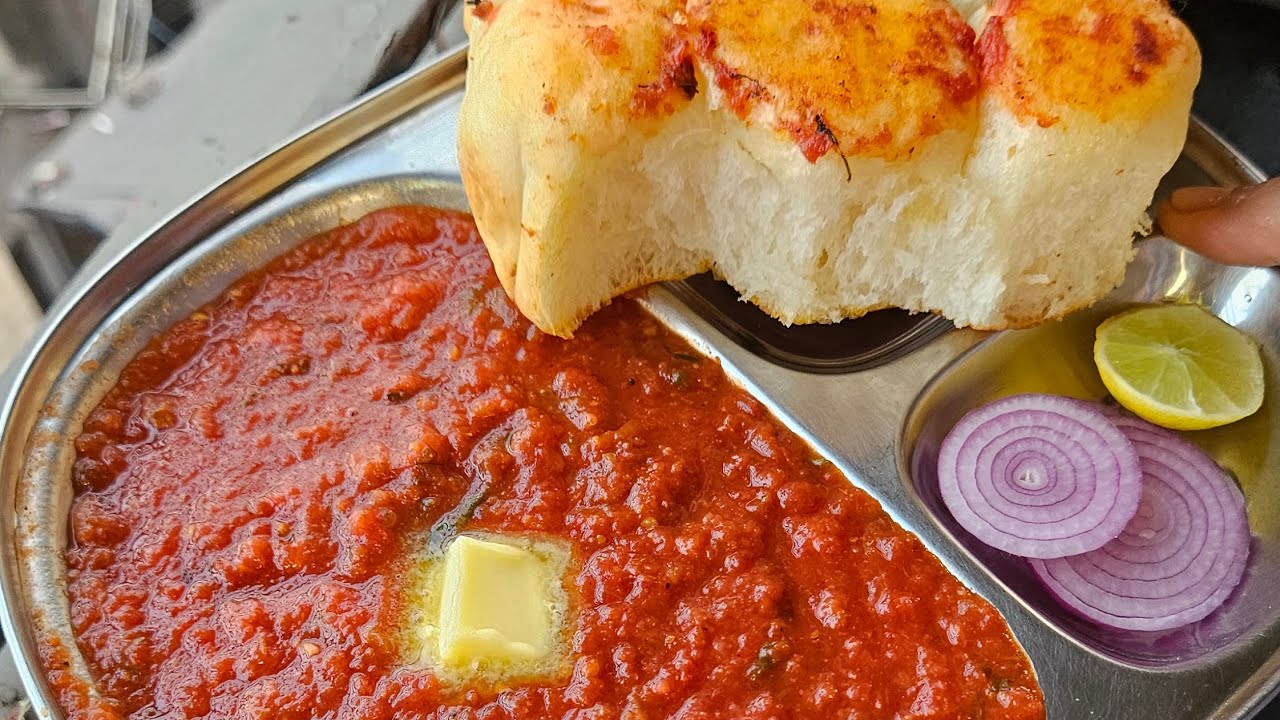 Pav Bhaji Detailed Recipe With Homemade Pav Buns - YouTube