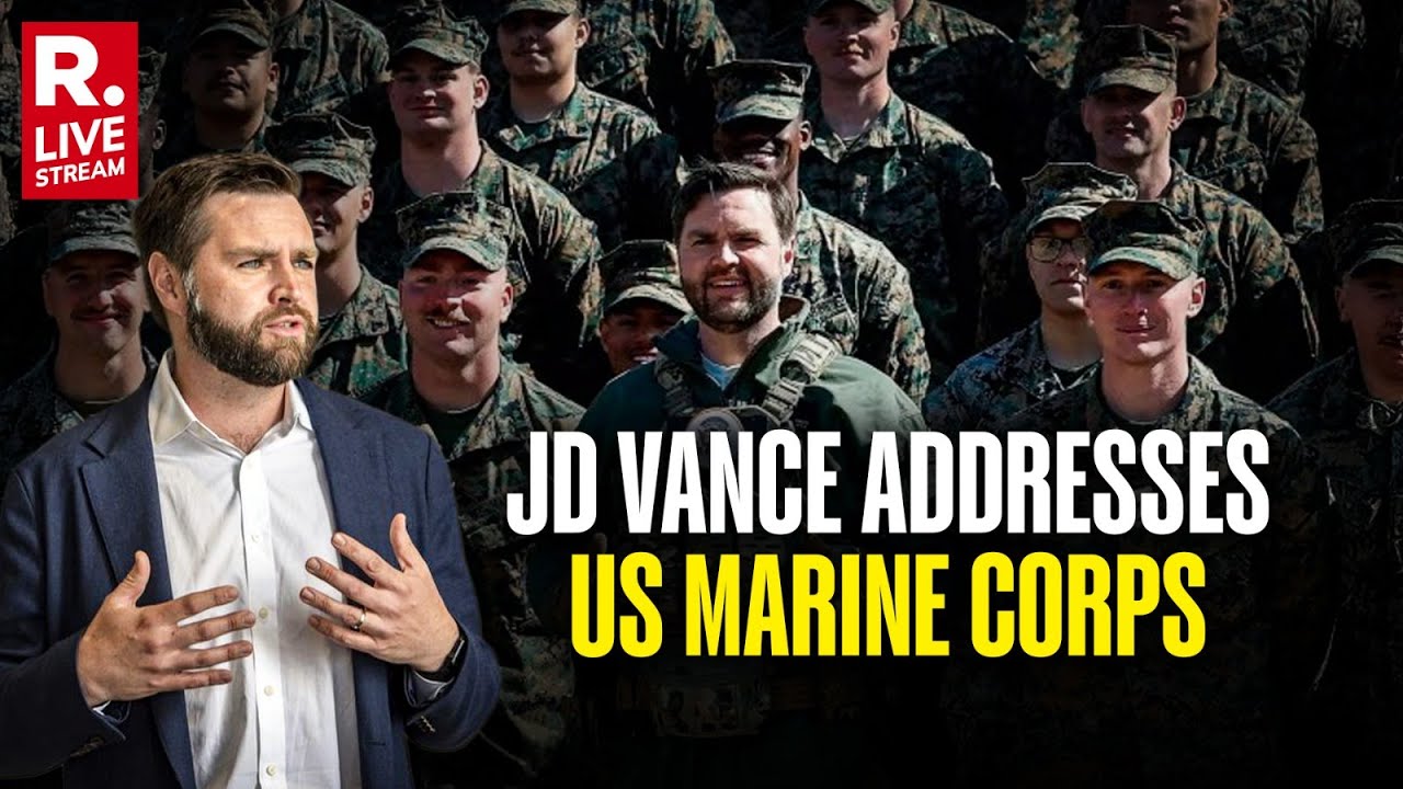 JD Vance LIVE: US Vice President Delivers Remarks At US Marine Corps ...