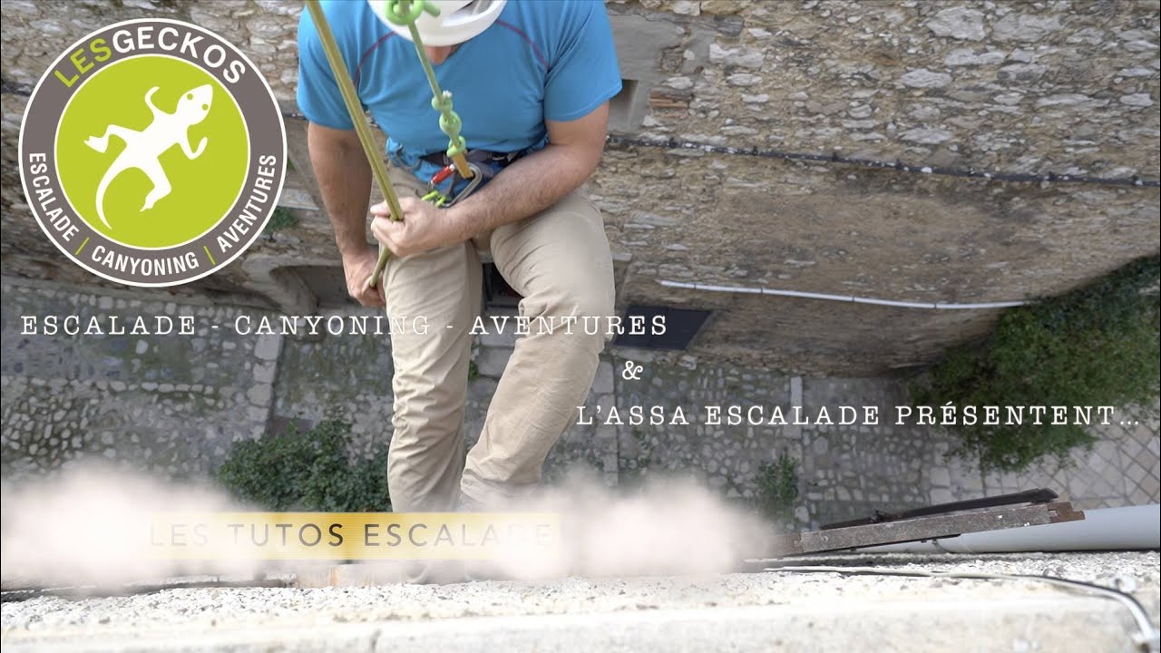 Descente en Rappel Auto Assurée - Escalade - YouTube