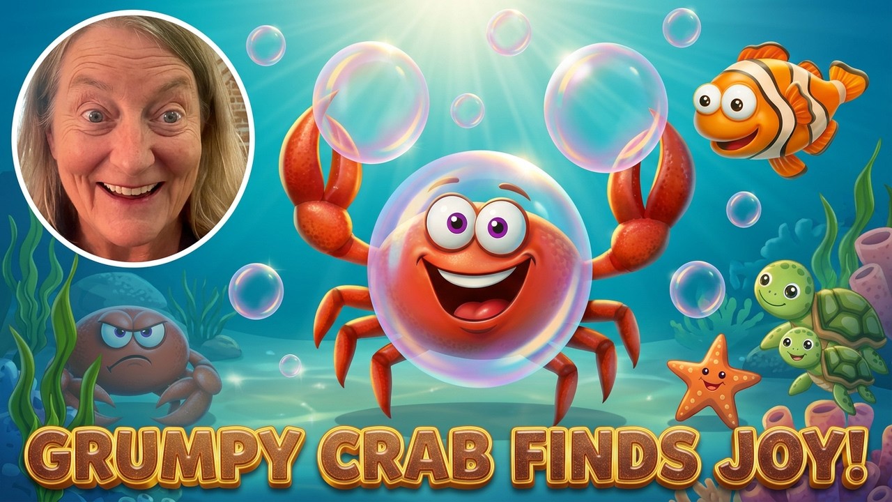 Carl Stops Being Crabby and Finds Joy #kidsongs - YouTube