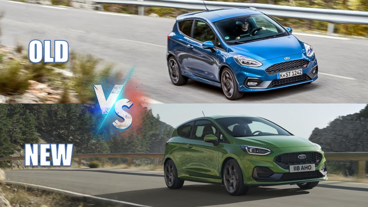 New 2021 Ford Fiesta ST Facelift vs 2018 model | Old vs New | Visual ...