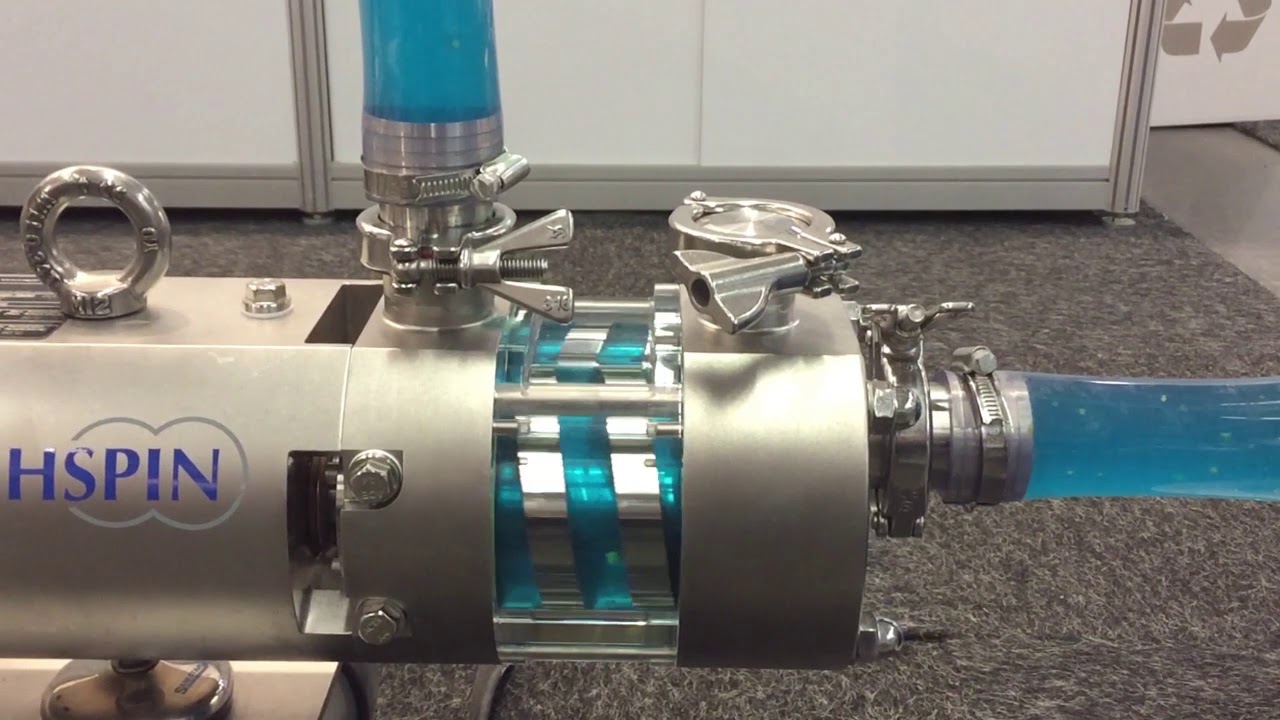 HYGHSPIN skonsam dubbelskruvpump - YouTube