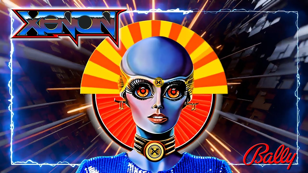 Bally Xenon Pinball Video Topper or Virtual Pinball Backglass - Version ...