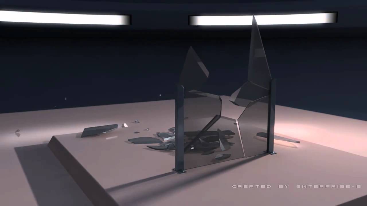 Glass shattered by bullet slow-motion - YouTube