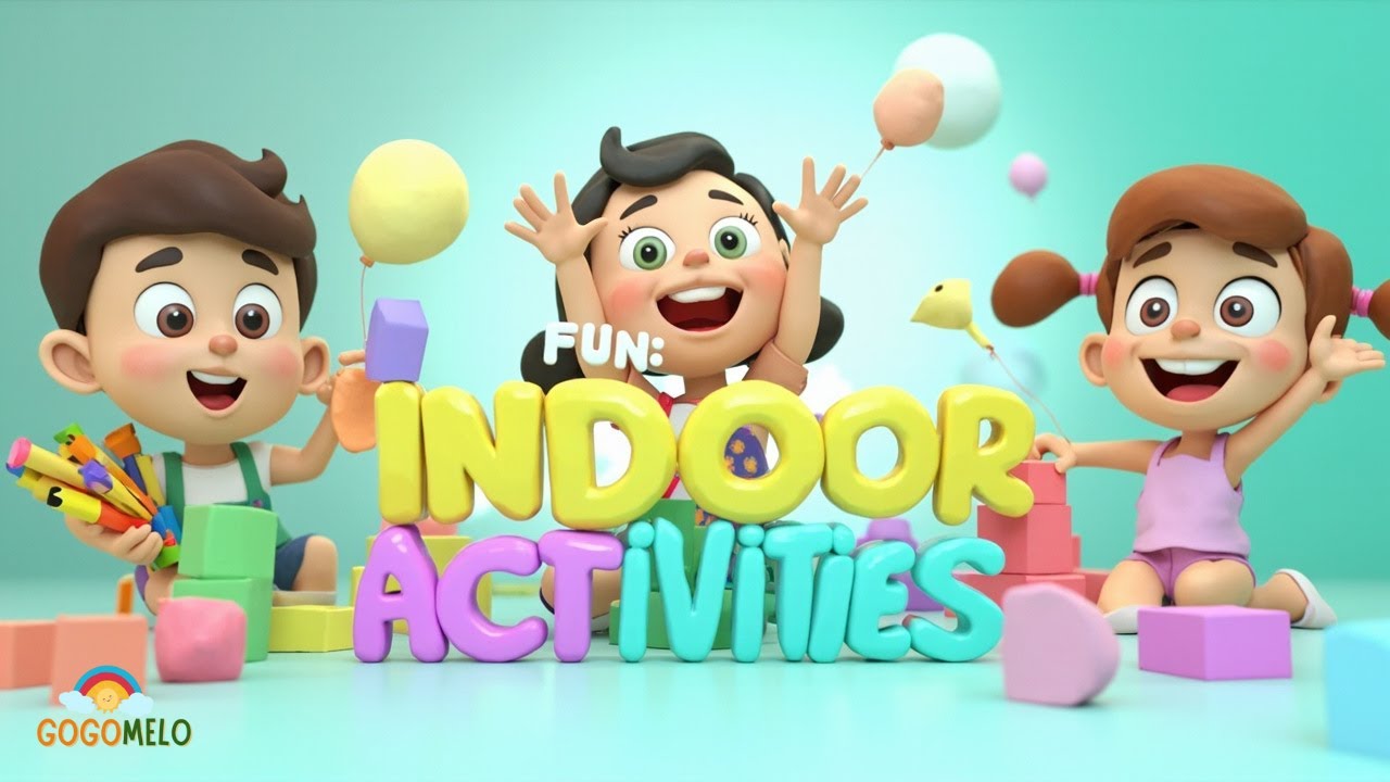 Indoor Activities Song for Kids | Fun Learning & Play at Home | Nursery ...