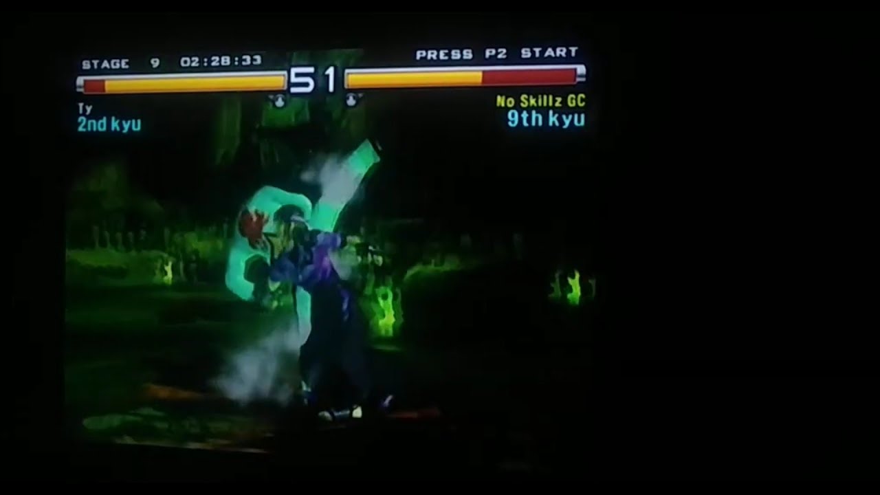 Tekken 5 Hwoarang Kick Throw on Asuka Ryona - YouTube