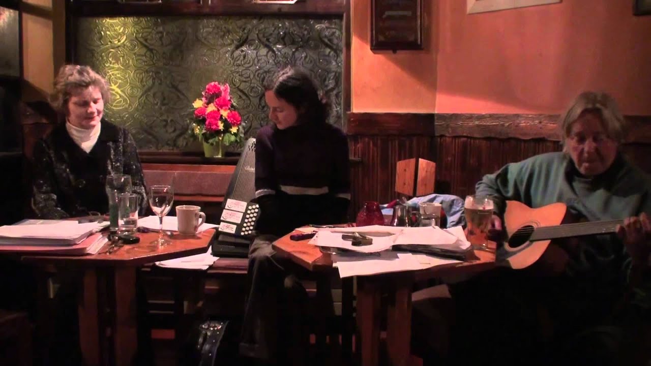 Hobans' Hobos Sing "Bright Blue Rose" In Hoban's Pub - YouTube