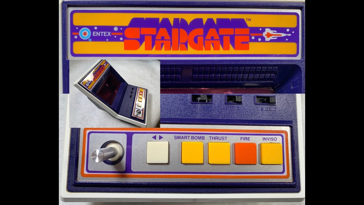 Entex Stargate Retro VFD Game - YouTube