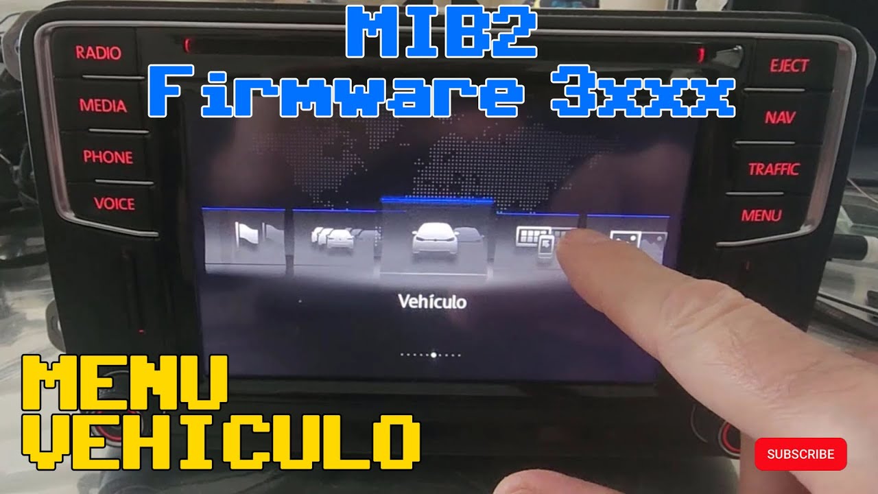 VW MIB2 Menu Vehiculo Firmware 3xxx / Menu Car / Menu Vehicule - YouTube