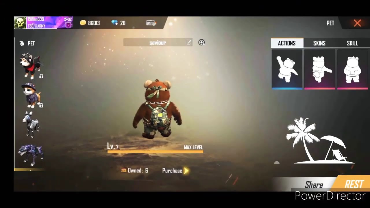 Free fire pet | Panda got some skills to show| - YouTube