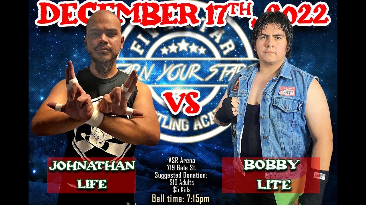 Johnathan Life VS Bobby Lite - Five Star Wrestling Academy - YouTube
