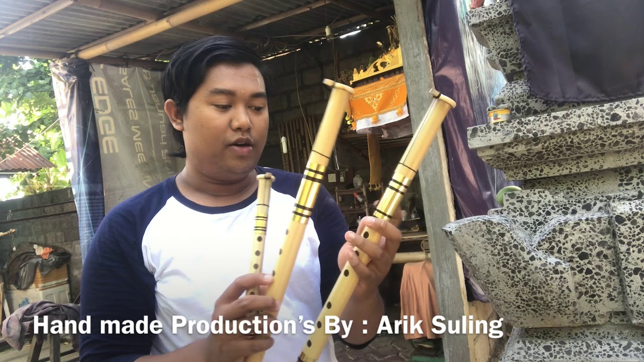 Suling Bali , tes sebelum dikirim , suling Gong kebyar Saih Kodya ...