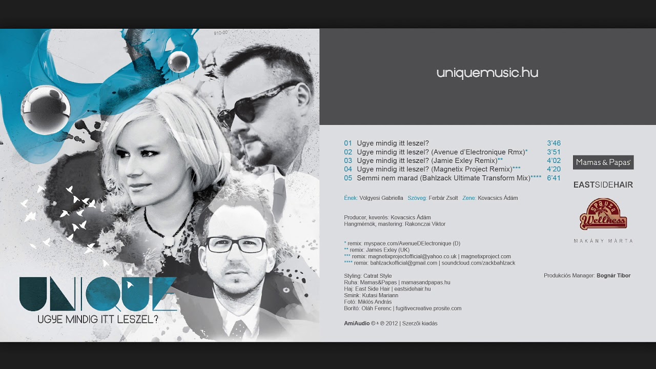 Unique - Ugye mindig itt leszel? (Jamie Exley Remix) - YouTube
