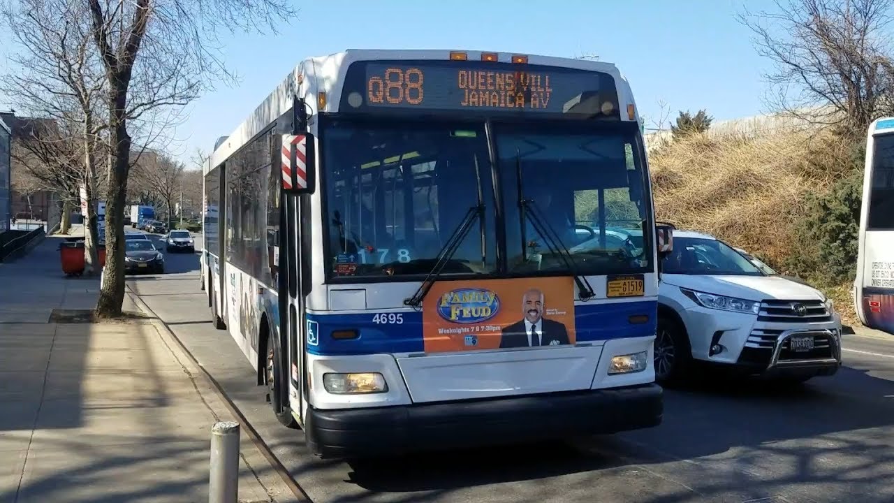 MTA New York City Bus: 2010 Orion VII NG HEV Bus 4695 On The Q88 At ...