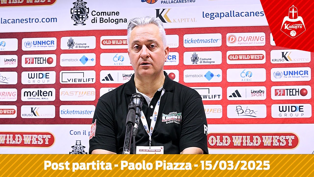 Post partita Coppa Italia Legnano - Gema | Paolo Piazza del 15/03/2025 ...