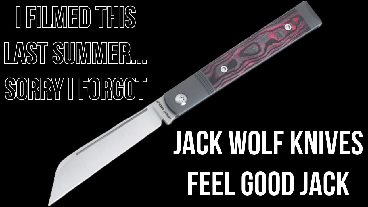 Worth the Wait? - Jack Wolf Knives Feel Good Jack (in pink) - YouTube