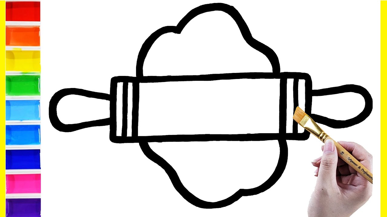 Play doh Drawing, Coloring, Painting for Kids, Toddlers, Beginners ...