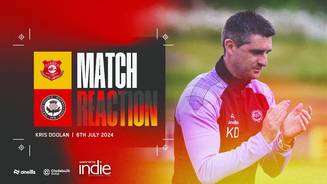 Glenafton Athletic Reaction: Kris Doolan - 6th July 2024 - YouTube