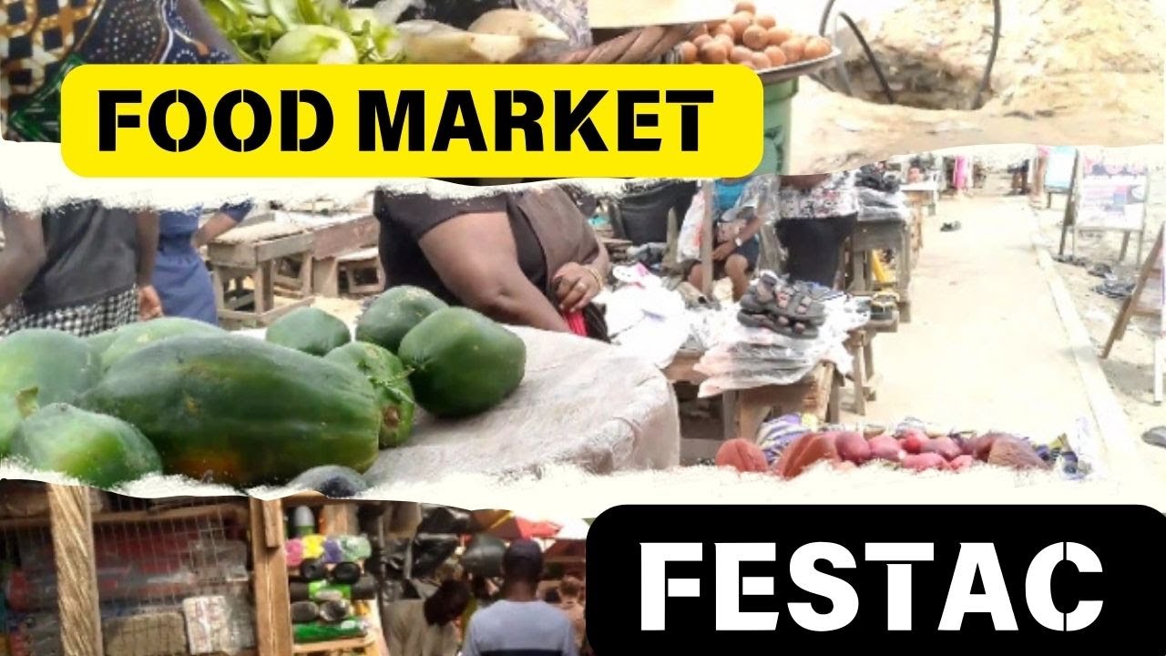 Agboju food market in Festac: we found amazing things, fruits that ...