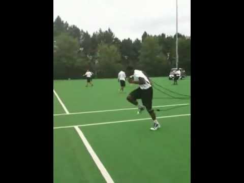 Sprint Training with Resistance Bands - YouTube