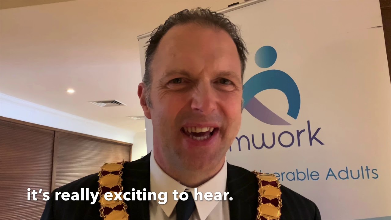 Councillor Anthony Dady, Deputy Mayor of Corby at Teamwork's AGM - YouTube