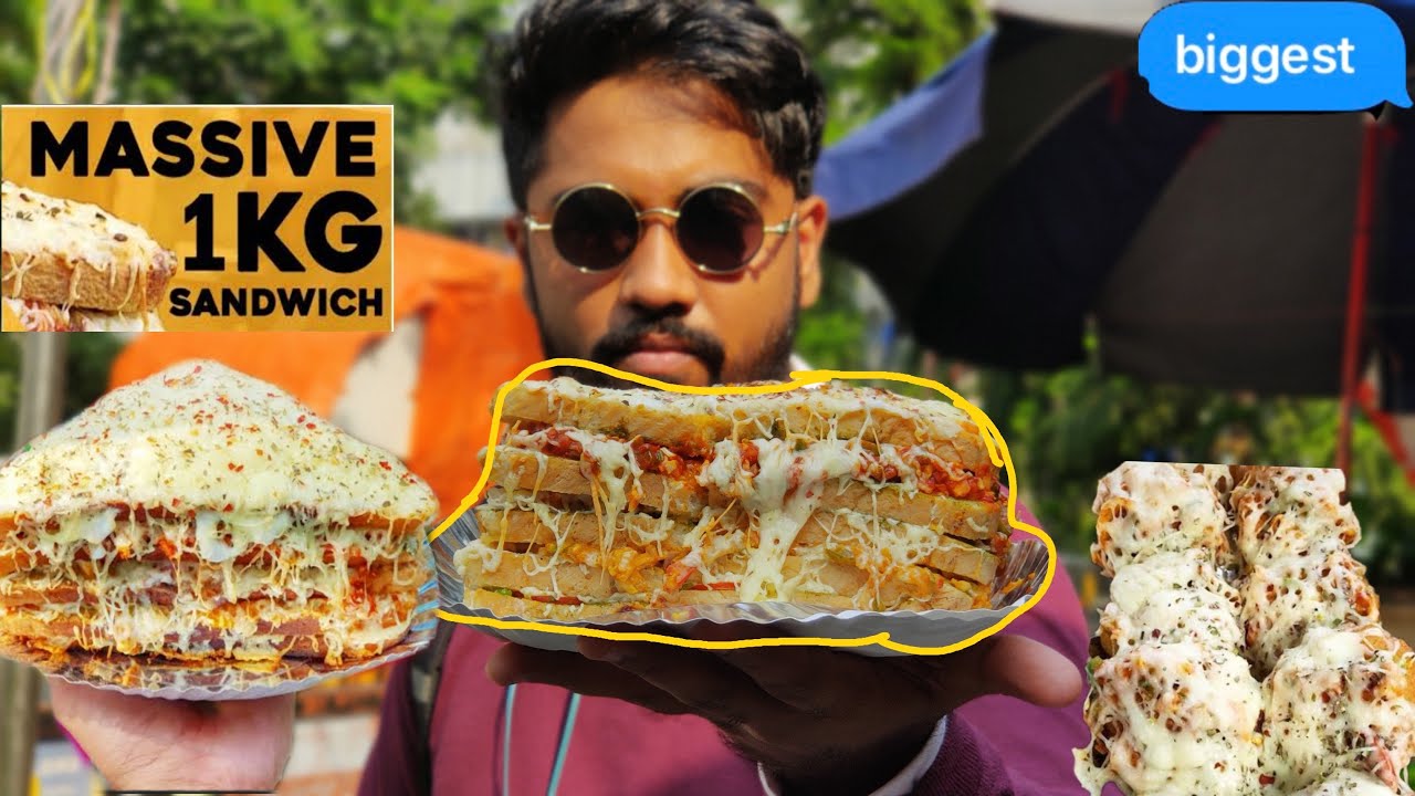 BIGGEST 1kg SANDWICH IN MUMBAI | HULK SANDWICH | GOREGAON | INTRUDER ...