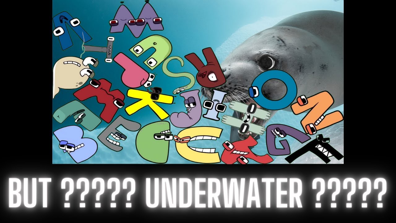 5 Alphabet Lore but Underwater - YouTube