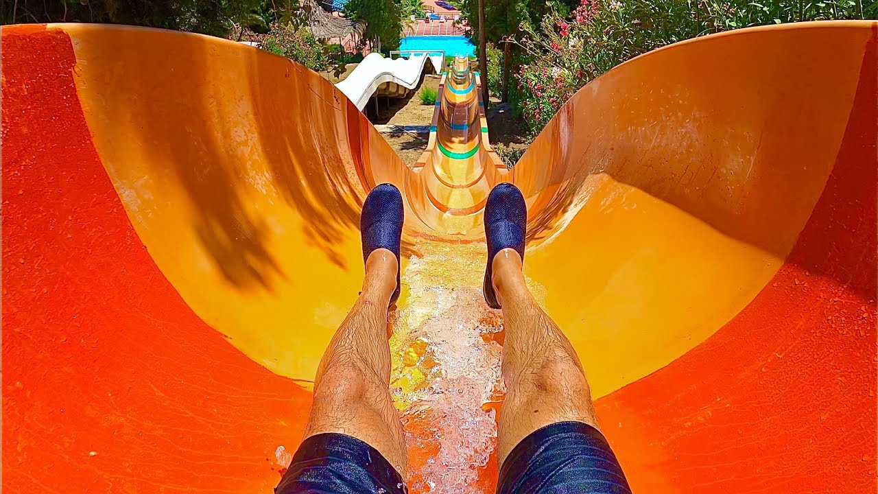Bumpy Body Slide at Adaland Aquapark - YouTube