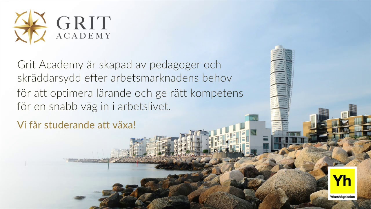 GRIT Academy Yrkeshögskola - YouTube