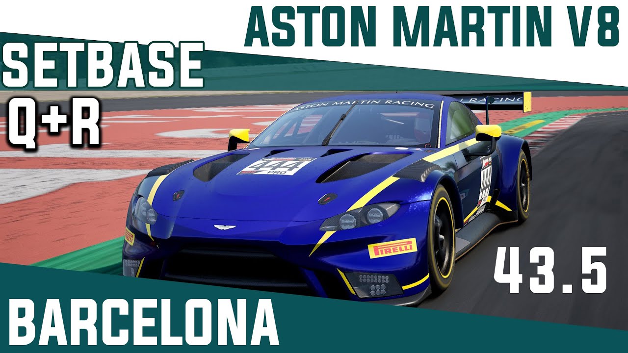 Assetto Corsa Competizione ASTON MARTIN V8 GT3 Barcelona Hot Lap ...