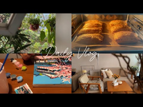 Daily Vlog - A Quiet Day at Home || Rutinitas Ibu Rumah Tangga Introvert, Bersih-Bersih & Me Time