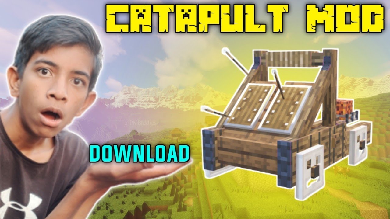 Catapult Mod Download In Minecraft - YouTube