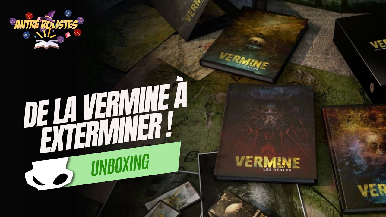 VERMINE 2047 - Unboxing & Présentation du jeu de rôle - YouTube