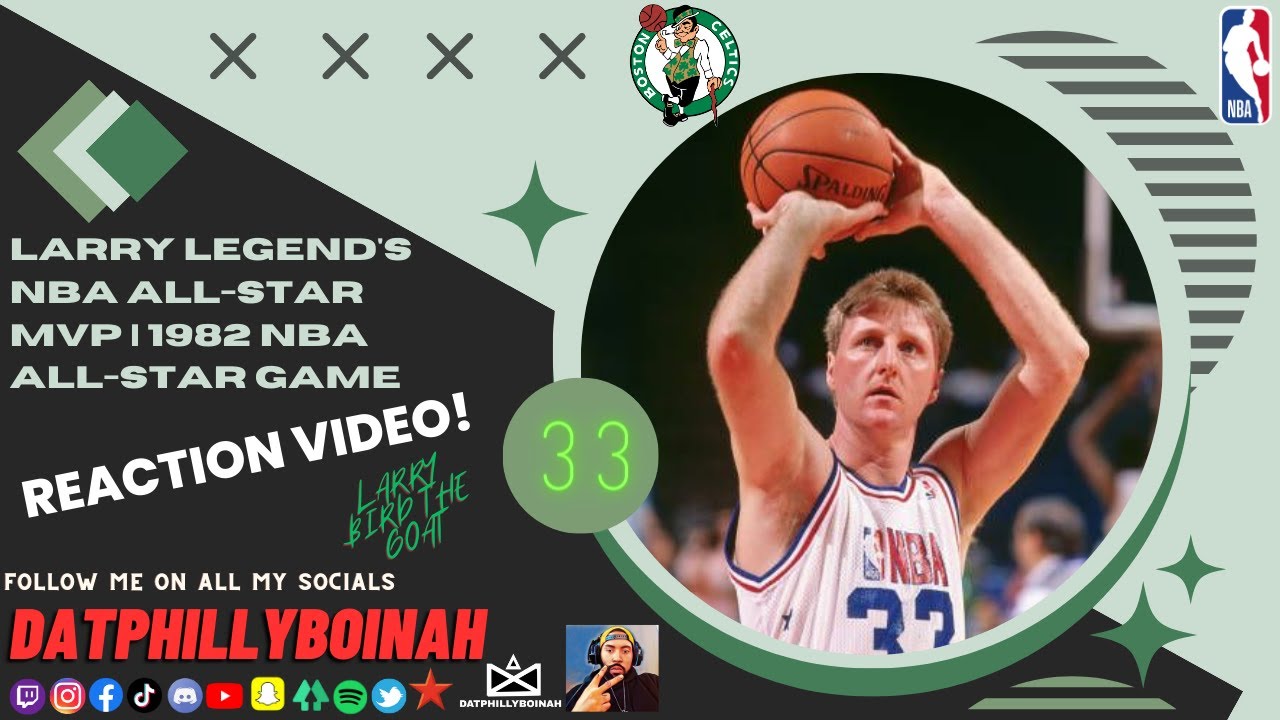 Larry Legend's NBA All-Star MVP | 1982 NBA All-Star Game | REACTION ...