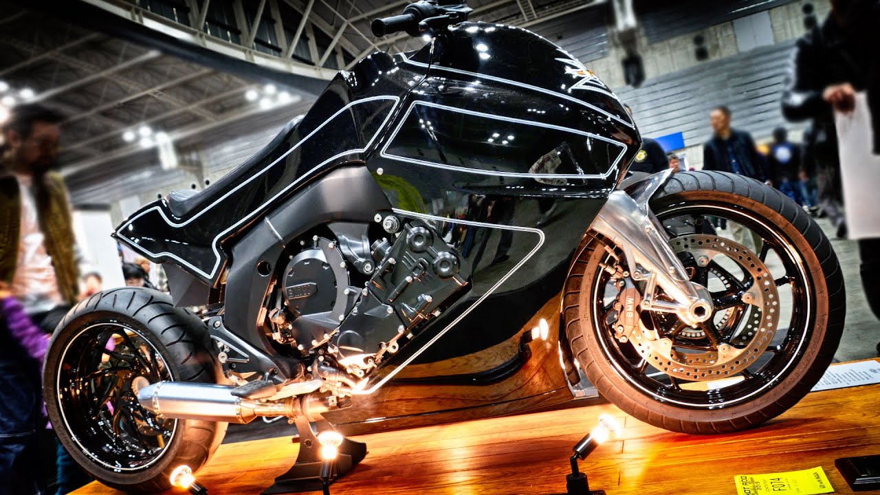 2017 BMW K1600B HCS2019 Best Cafe Racer by Custom Works ZON - YouTube