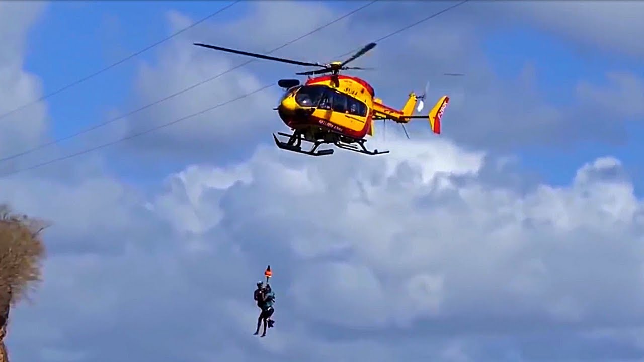 Helicopter Hitting Power Lines - Only in Aviation - YouTube