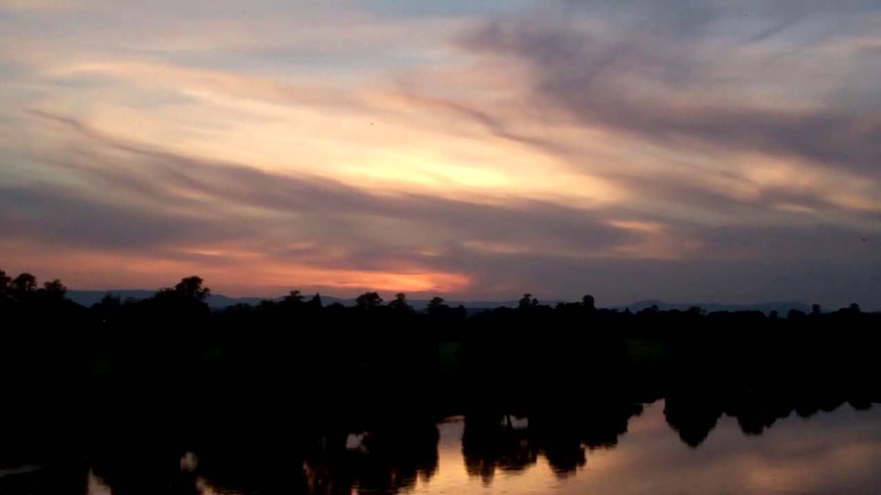 July 8th 10pm Sunset River Tay Perth Perthshire Scotland - YouTube