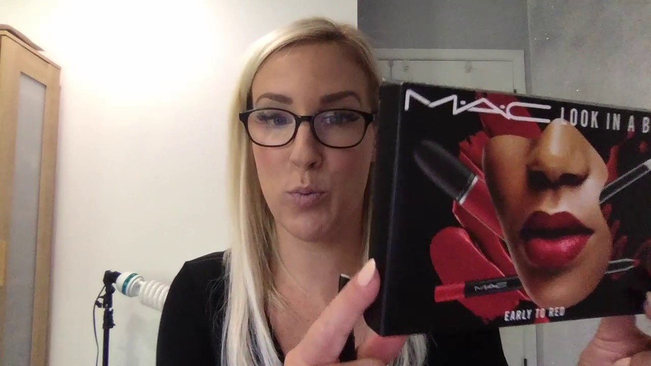 MAC Early to Red Look in a Box - YouTube