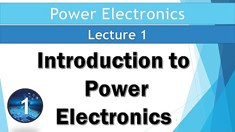 Power Electronics - YouTube