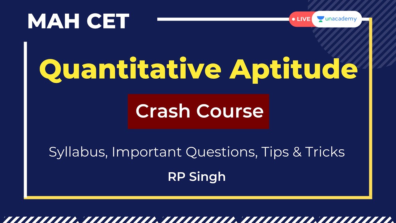 MBA CET 2021 Quantitative Aptitude: Syllabus, Important Questions, Tips ...