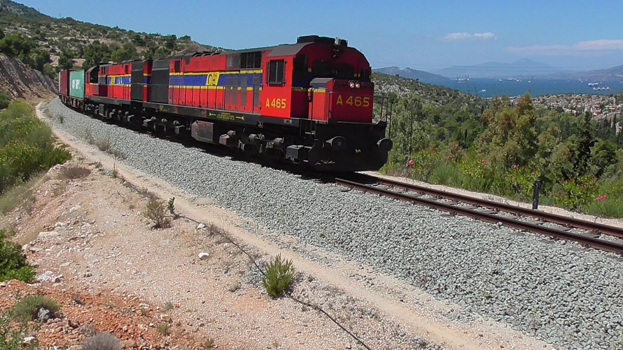 cosco train from ikonio to thriasio 21/5/2020 - YouTube