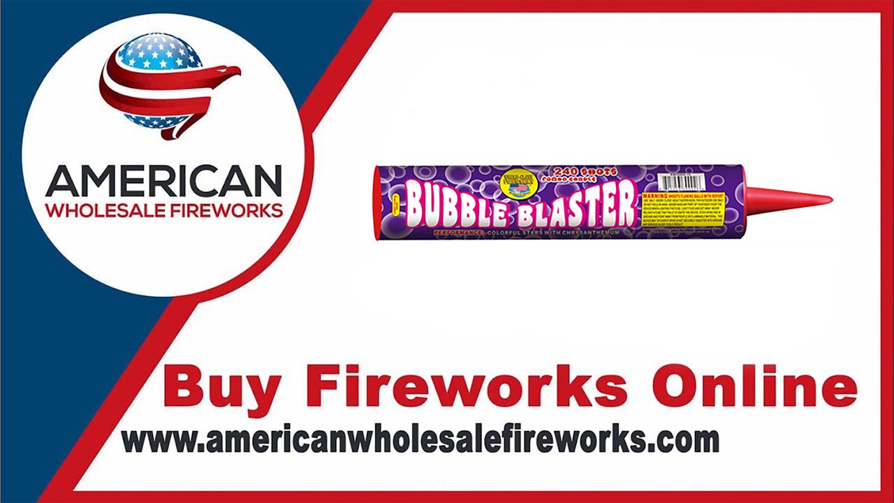 Bubble Blaster - World Class...Available at American Wholesale Fireworks! - YouTube