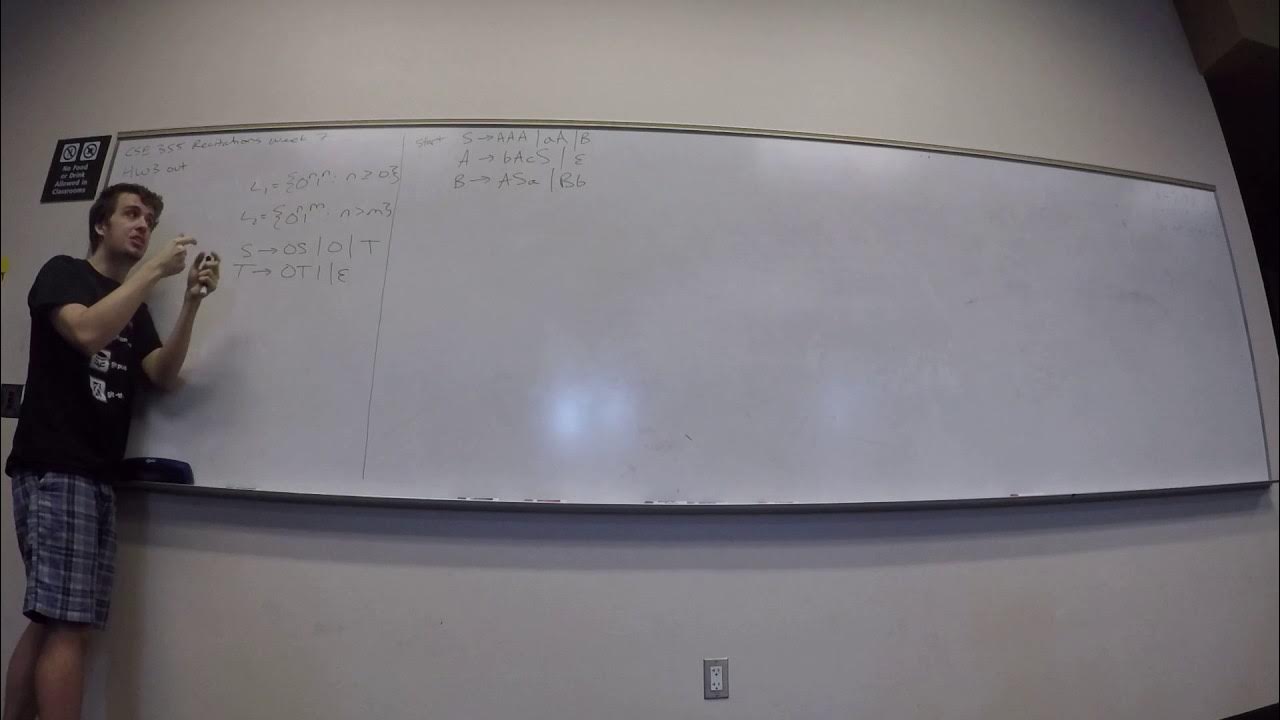 CSE355 Intro to Theoretical Computer Science 2/27/2017 2:00 PM Recitation - Chomsky Normal Form ...