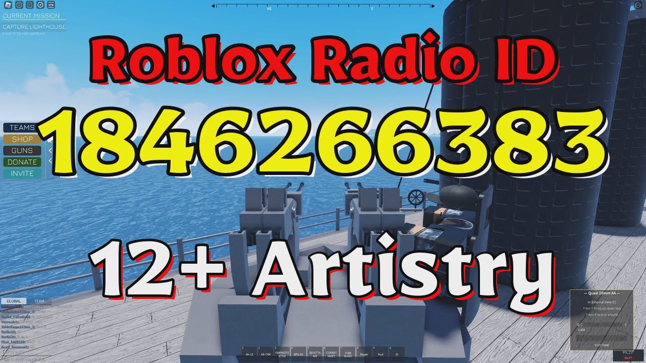 Artistry Roblox Radio Codes/IDs - YouTube