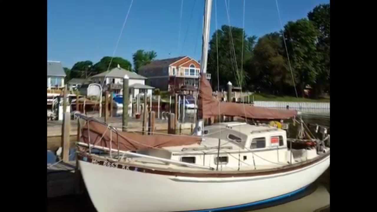 1975 Eastward Ho 24' Sailboat For Sale - YouTube