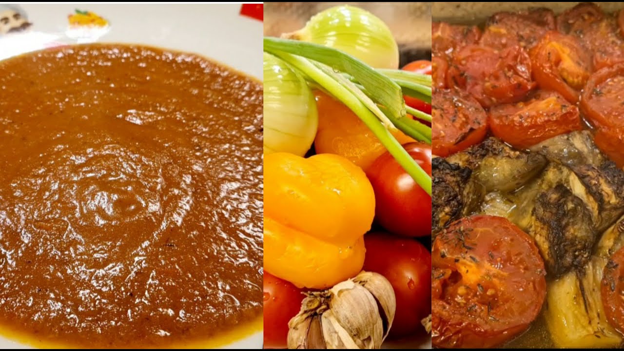 Comment Je Prépare Mon Potage De Tomate🍅 Aux Poivrons Et Aux Aubergines ...