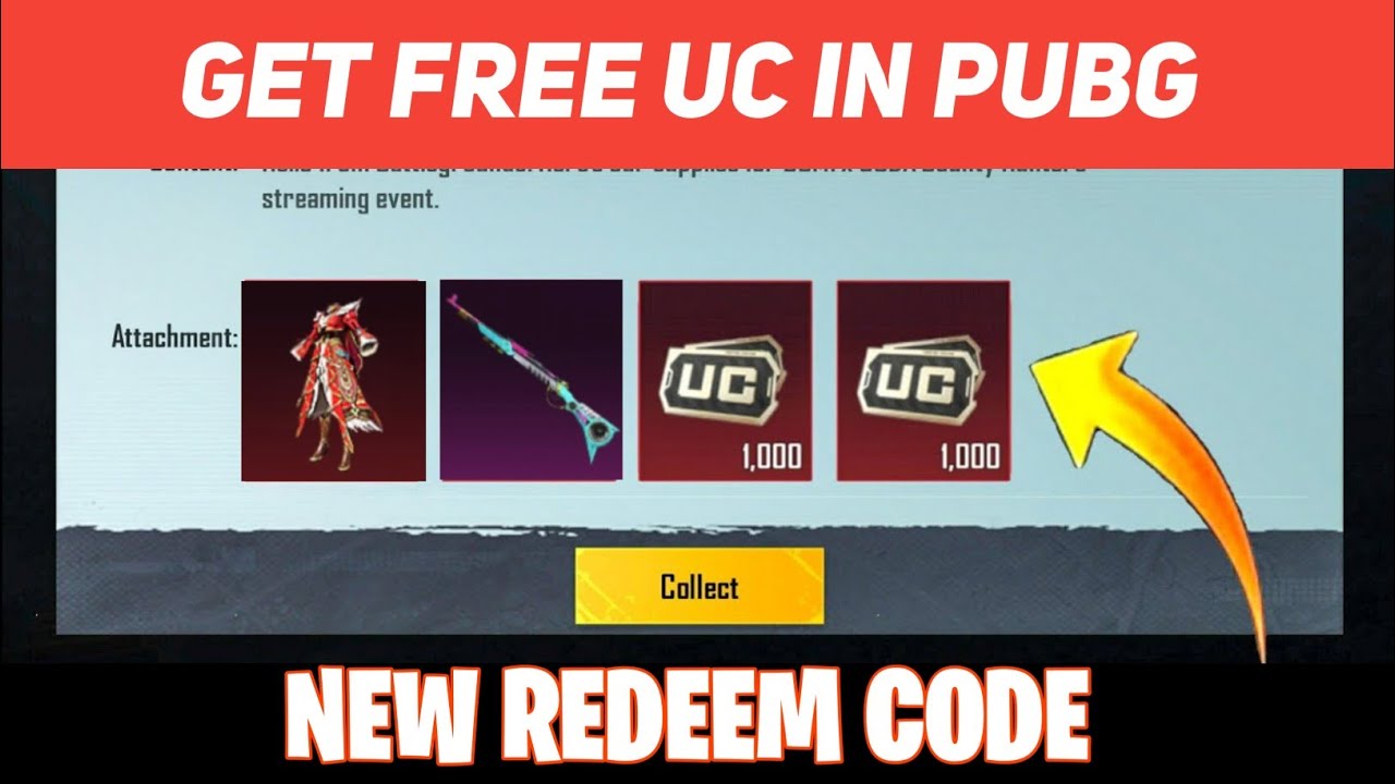 HOW TO GET FREE UC IN PUBG MOBILE 🔥TODAY PUBGM NEW REDEEM CODE - YouTube